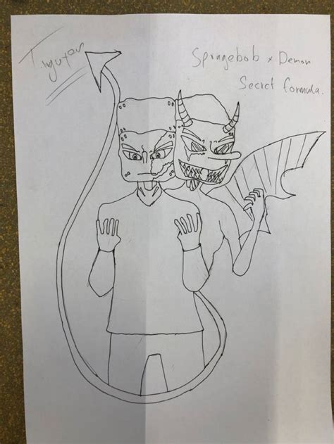 Spongebob X Demon Spongebob Demon Sketches Spongebob X Demon Spongebob Demon Sketches