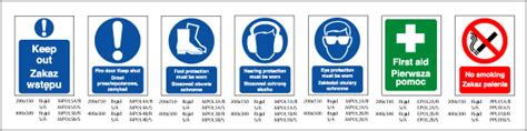 Знаци табели и означения по охрана на труда и безопасността
