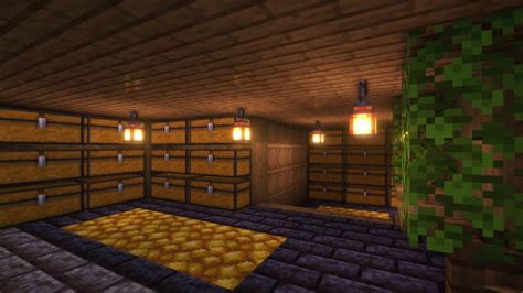 Minecraft Storage Room Layout