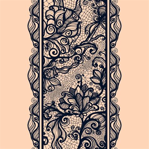 Teste Padrão Sem Emenda Vertical Da Fita Abstrata Do Laço Ilustração do Vetor Ilustração de