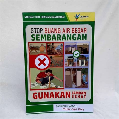 Jual Poster Stbm Stop Babs Gunakan Jamban Kab Sleman Syafana