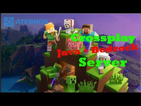 How To Make Your Server Crossplay Java Bedrock Aternos TheTecher