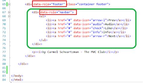 The ASP NET MVC Club JQueryMobile Panels For Android And BlackBerry