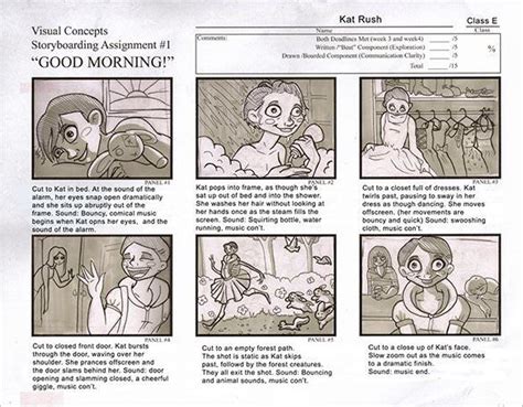 Animation Storyboard Templates DOC PDF