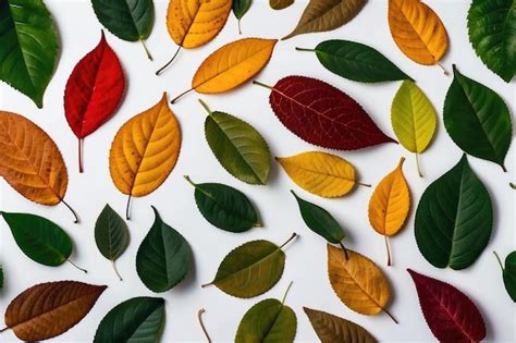 Premium Photo Leaf Pattern Illustration