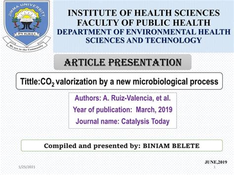 Co2 Valorization By Biniam Belete Ppt