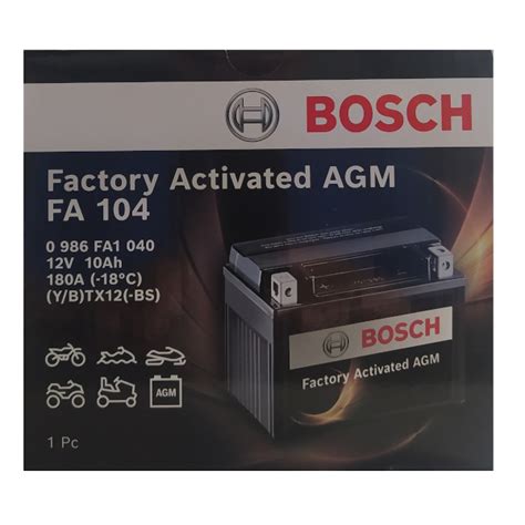 Μπαταρία Moto BOSCH AGM FA FA YTX BS AH A First gr