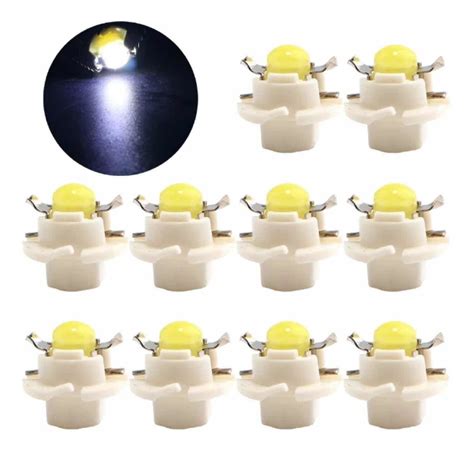 4x Focos T5cap B8 4d Para Tablero Con 1 Led Blanco Meses Sin Intereses