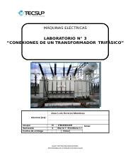 Laboratorio 03 Jose Soncco docx MÁQUINAS ELÉCTRICAS LABORATORIO N 3
