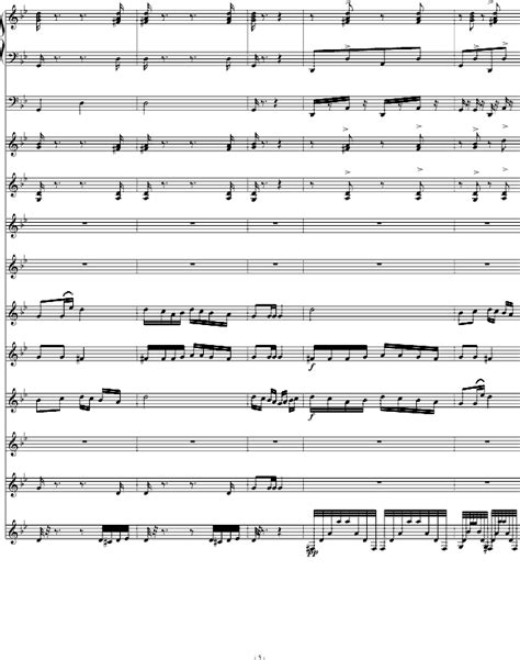 青春舞曲（学校常用的器乐合奏版） 钢琴谱钢琴曲 儿童歌曲 歌谱简谱网