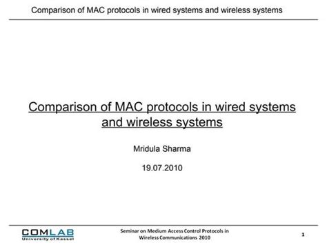 Mac Protocols Ppt