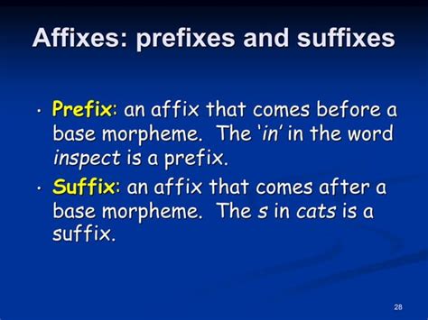 Morphemes And Types Of Morphemes Ppt Geology Science