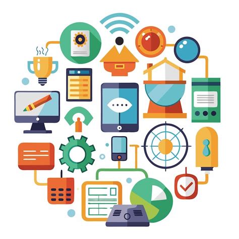 Technology Icon Set Containing 5g Robotics Biometric Geolocation Cloud