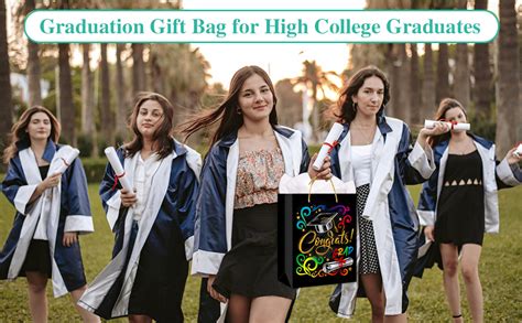 Amazon FLYAB Graduation Gift Bags Graduation Gift Bag With Tissue Paper Congrats Grad