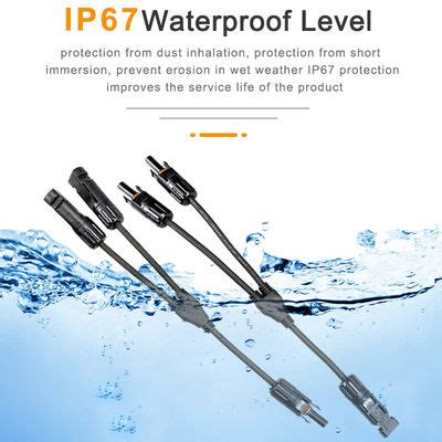 1000v 30a Pv Ip67 Solar Panel Parallel Connectors 1 Pair