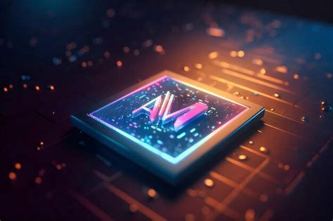 Premium Ai Image A Computer Chip With The Word Ai On It