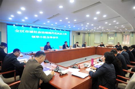沙坪坝区召开市域社会治理现代化试点工作领导小组全体会议澎湃号·政务澎湃新闻 The Paper