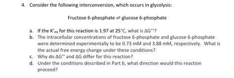 Solved 4 Consider The Following Interconversion Which