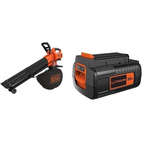 Aspirateur Souffleur Broyeur Sans Fil 36V Souffleur De Feuilles Mortes