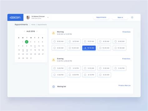 Scheduling App Web App Design Medical Website Design