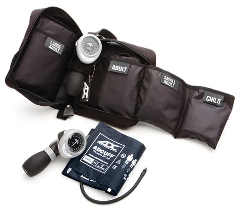 Adc 732db Multikuf 732 4 Cuff Emt Kit With 804 Portable Palm Aneroid