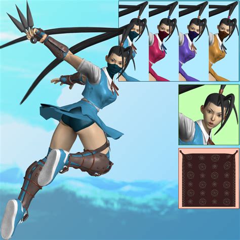 Sfv Ibuki Default Xnalara Xps By Pharaohillusion On Deviantart