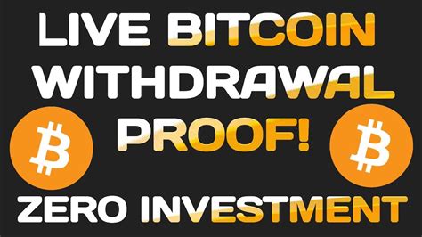 Free Btc Withdrawal Proof How To Withdraw Bitcoin For Free Youtube