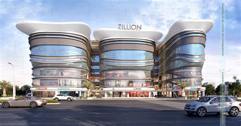 Shopping Mall Interior Elevation