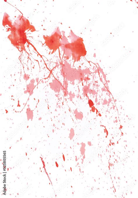 Blood Splatter Smear Stain Overlay Texture Stock Illustration Adobe Stock
