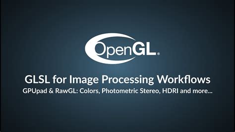 Glsl Shaders For Image Processing Gpupad And Rawgl Colors Photometric Stereo Hdri And