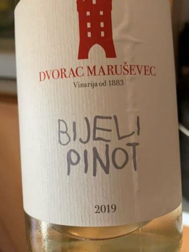 Dvorac Maruševec Bijeli Pinot Vivino Us
