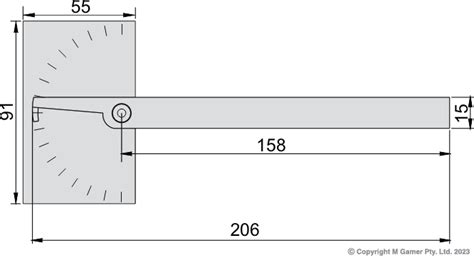 Protractor Accud New Zealand