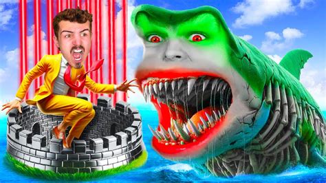 Zombie Žralok Vs ZabezpeČenÝ Ostrov V Minecraftu Youtube