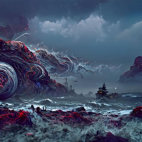 A Rotten Sea Ai Generated Artwork Nightcafe Creator