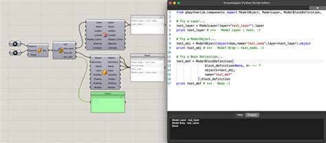 Using Modelblockdefintion Within Python Script Grasshopper Developer