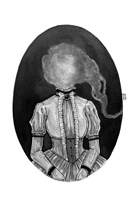 Specter Original Ink Drawing Etsy