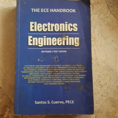The Ece Handbook Electronics Engineering Hobbies And Toys Books