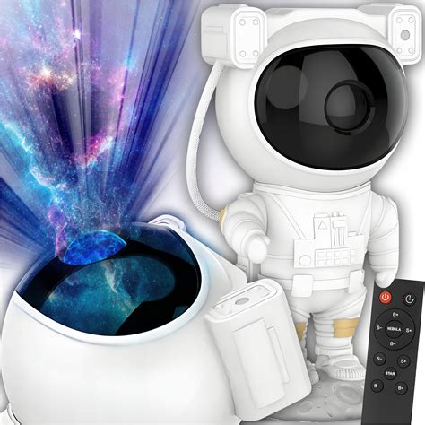 Lampka Nocna Led Projektor Rzutnik Gwiazd Nieba Astronauta Dla Dzieci Pilot Smartcenka