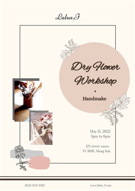 Handmade Workshop Poster Poster Template