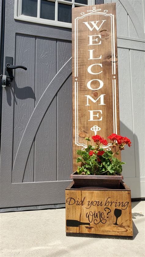 Welcome Signs Front Door Wooden Welcome Signs Wooden Signs Wood