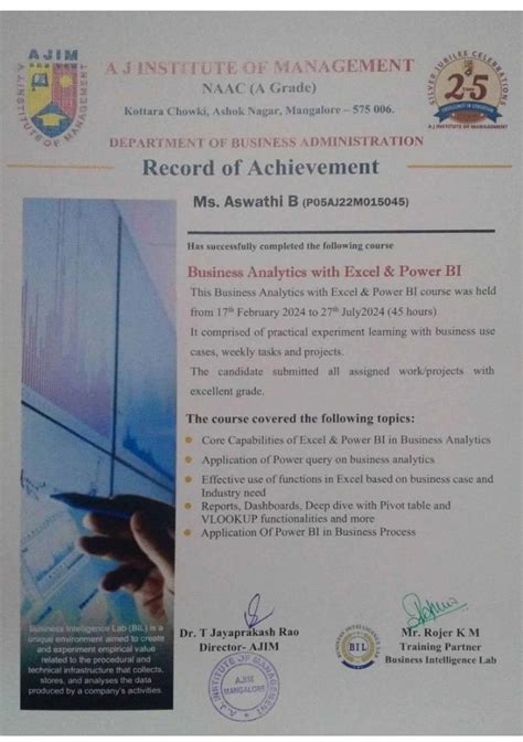 Businessanalytics Excel Powerbi Dataanalysis Certification Professionaldevelopment