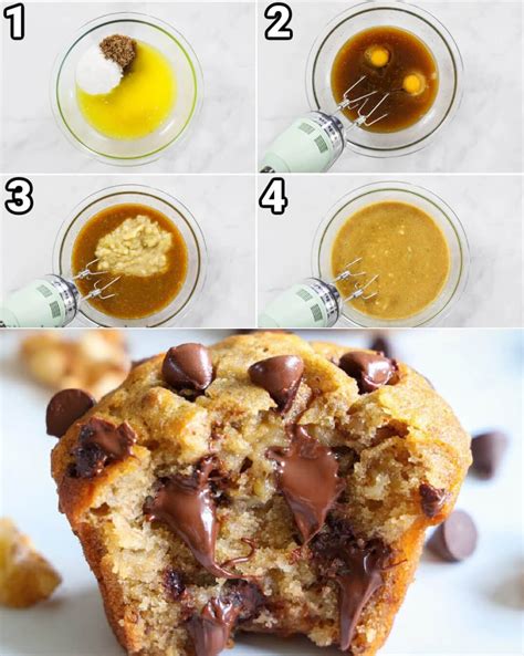 Banana Chocolate Chip Muffins Moist Flavorful And Easy To Make