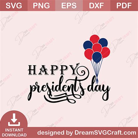 Happy Presidents Day Svg