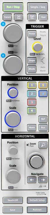 Tektronix Mso44 4 Bw 200 200 Mhz 4 Flexch Mixed Signal Oscilloscope