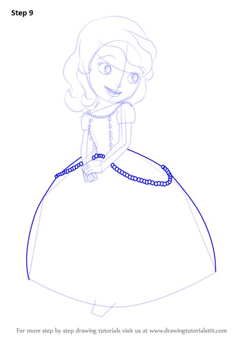 How To Draw Princess Sofia From Sofia The First Sofia The First Step