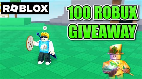 100 Robux Giveaway Roblox Youtube