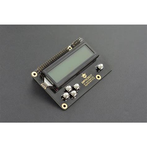 iic 16x2 rgb lcd keypad hat v1 0 buy in australia dfr0514 dfrobot