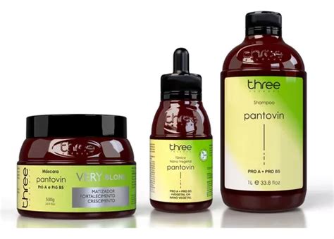 Kit Pantovin P Crescer Cabelo Loiro E Mechas Very Blond MercadoLivre