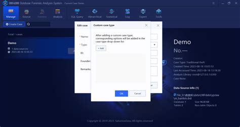 [software update] database forensics dbf6300 v22 1 2308 1413 new