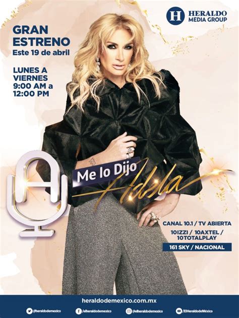 “me Lo Dijo Adela” Se Transmitirá En Televisión Abierta A Partir Del